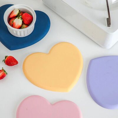 Heat Resistant Silicone Mat Thicker Drink Cup Non-slip Pot C