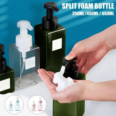 Soap Despenser Portable Foam Pumps Bottle 250/450/650ml Manu
