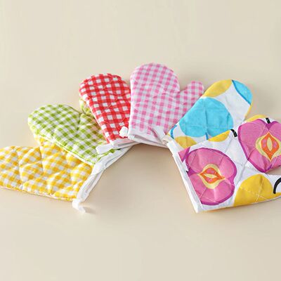 Kids Heat Resistant Baking Glove Comfortable to Wear Durable