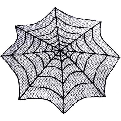 Halloween Tablecloth Lace Spiderweb Table Cloth, Centerpiece