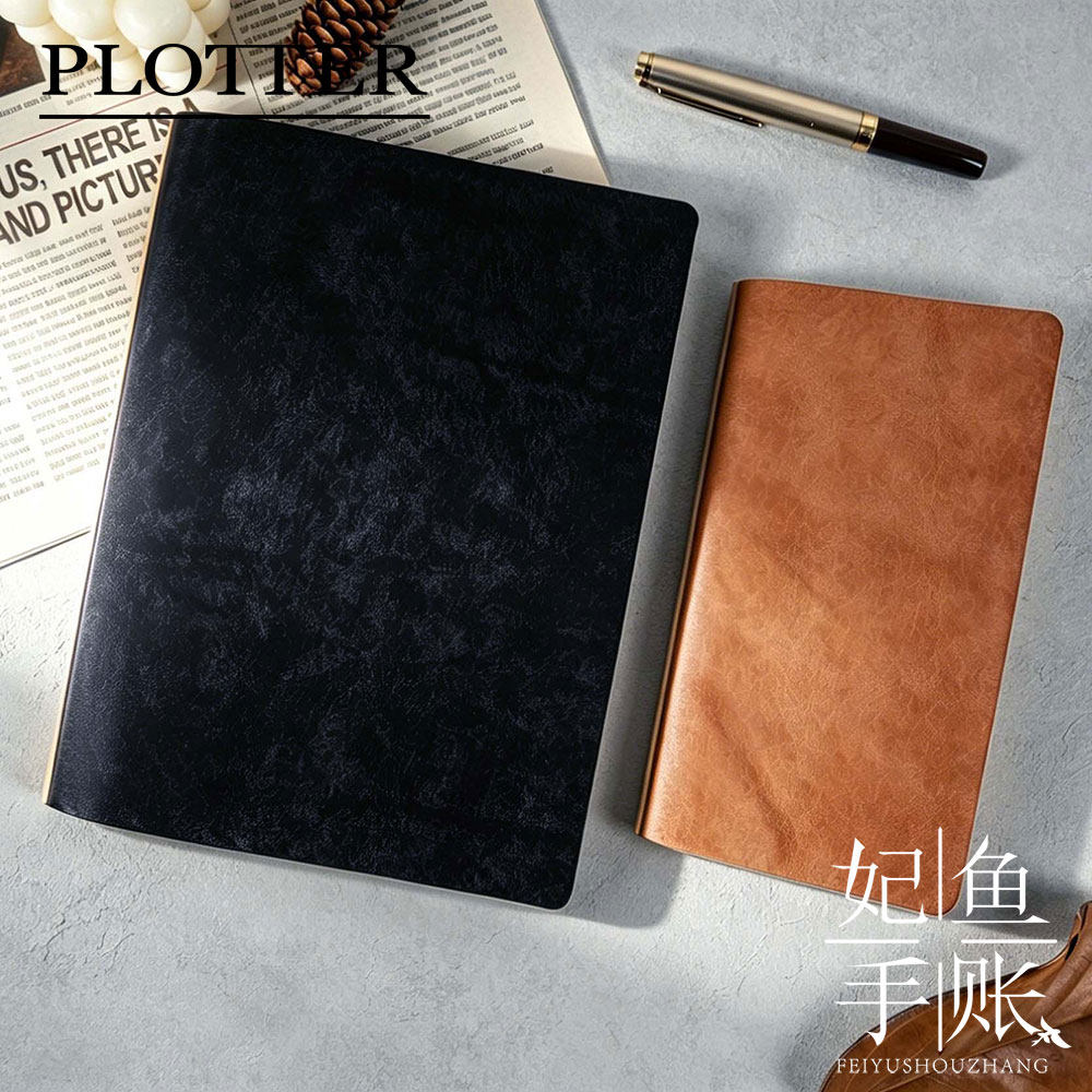 日本plotter pueblo puebro m5/a7/a6/a5活页手帐本真皮女孩妃鱼