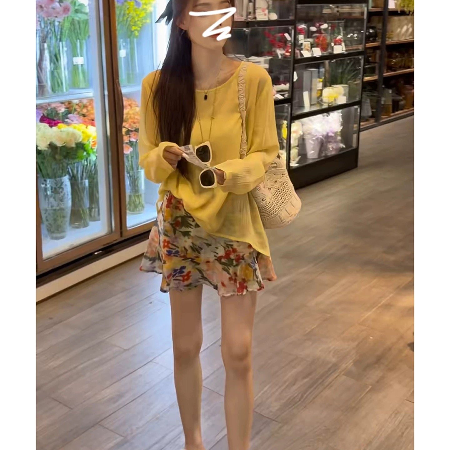 独特漂亮罩衫上衣半身裙子两件套装2026夏季新款今年流行爆款女装