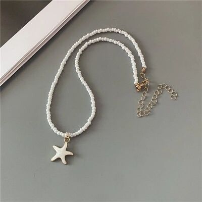 Spring Summer Necklace for Women Girl Cute Romantic Starfish