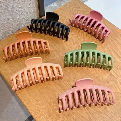 4PCS Hair Claw Clips 4 Inch Nonslip Large Crab Hairp for Wom