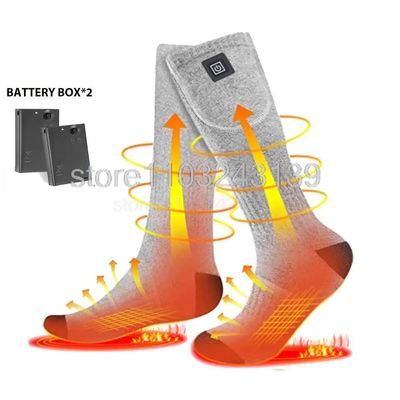 Winter Heated Socks Rechargeable Heating Socks With Battery