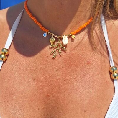 Bohemian Shell Strawberry Devil's Eye Various Pendants Neckl