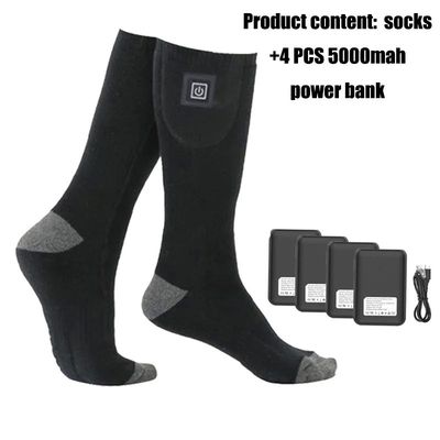 Electric Heating Socks for Outdoor Sports, 3-Speed Temperatu
