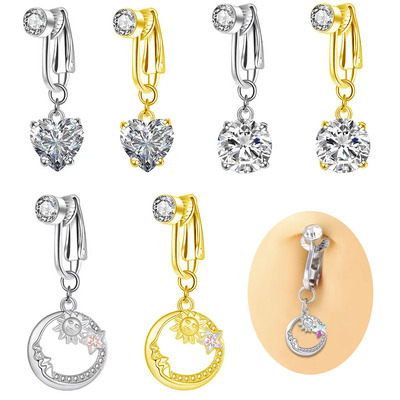 Navel Clip Free Perforation Navel Ring Online