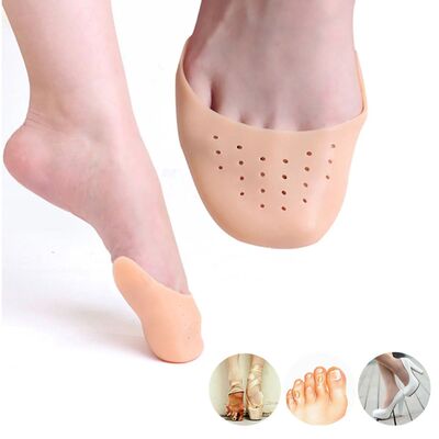 1-2pcs Silicone Toe Pads Toe Protector Shoes Soft Forefoot B