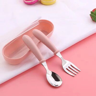 Baby Gadgets Tableware Set Children Utensil Stainless Steel