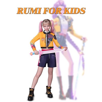 K-POP Demon Hunters Cosplay Costume Rumi Zoey Mira Halloween