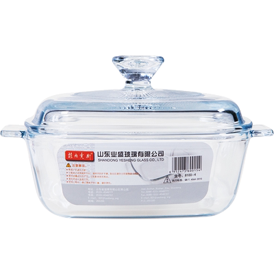 菲内克斯钢化玻璃碗带盖