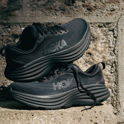 HOKA ONE ONE 男鞋邦代8公路马拉松跑鞋Bondi 8减震透气耐磨