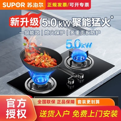 苏泊尔MS29S聚合嵌入式燃气灶家用双灶煤气灶天然气灶液化气MB11S