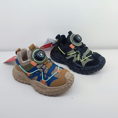 2025冬季新款专柜巴布豆儿童男女孩二棉加绒保暖防水运动鞋36367