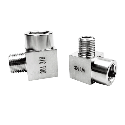 304不锈钢内外丝弯头高压