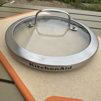KitchenAid 20cm不锈钢钢化玻璃盖子汤锅锅盖奶锅盖子微压盖