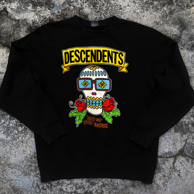 摇滚朋克骷髅头vintage卫衣