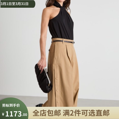 Weekend MaxMara意大利剪标店代购24秋冬休闲百搭阔腿裤 CAPRILE