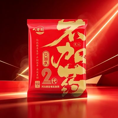 老赵不加药二代黑坑鲤鱼饵料散炮手窝一体黄面诱鱼快留鱼久