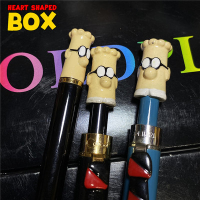 呆伯特Dilbert卡通金属古董圆珠笔