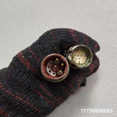 M23伺服电机插头公头 8芯动力线插头 12芯编码器插头 一