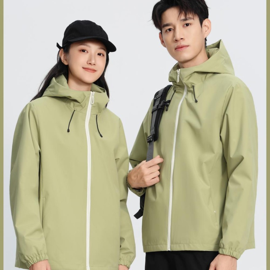 品牌平替户外冲锋衣防水防风工作服厂服可印字印LOGO定制外套