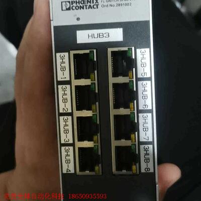 二手PHOENIXCONTACT交换机SFNB8TX议价出售