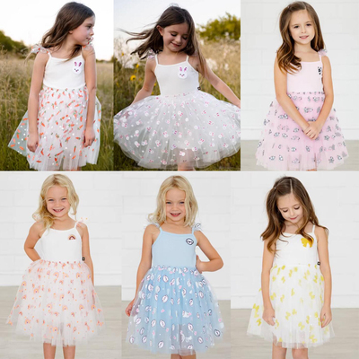 7折 美国Petite Hailey 儿童女童小兔子纱纱tutu裙公主裙连衣裙