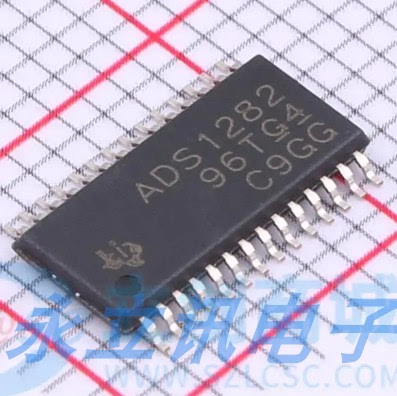 原装正品 贴片 ADS1282IPWR 封装TSSOP-28 模数转换芯片ADC