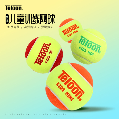 Teloon天龙儿童训练网球加厚内胆弹跳持久专业运动练习球