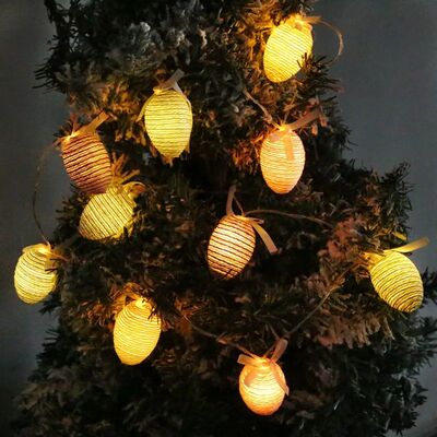 Easter Lantern String Cross-border Led Light String Rope Egg