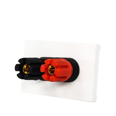 贝桥N118 音响接线柱面板模块 功放音响喇叭线香蕉头插座