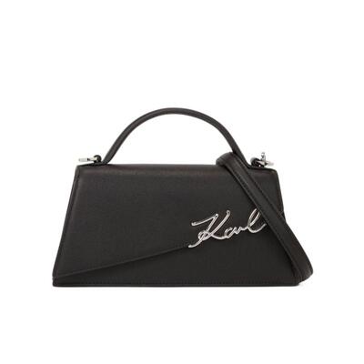 代购Karl Lagerfeld女士单肩包磁性扣件折叠顶部便携设计