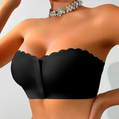 Front Button Underwear Bra No Underwire Smooth Breathable Co