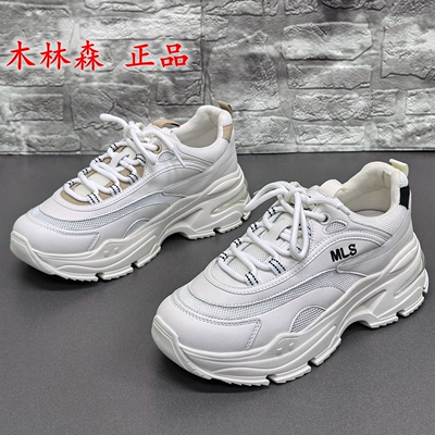 3840码品牌断码处理春季新款老爹鞋女韩版百搭系带厚底休闲运动鞋