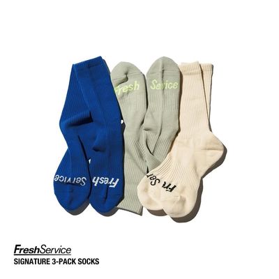 FreshService南贵之SIGNATURE ORIGINAL中高筒运动休闲堆叠袜子男