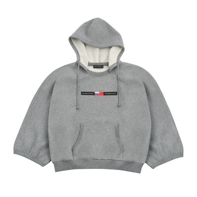 Gosha Rubchinskiy 26ss新款BRUSHED SHORT-SLEEVE HOODIE帽衫