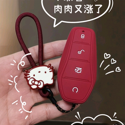 比亚迪海豚钥匙套海鸥秦宋元女扣