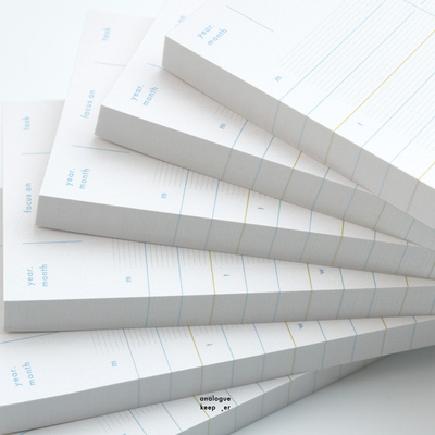 韩国ANA每日计划周计划便签100页