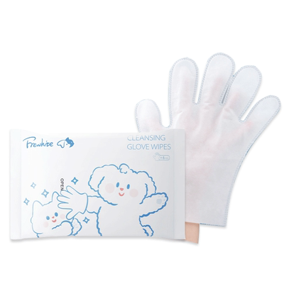 Frewhite猫咪狗狗免洗撸毛手套清洁湿巾宠物免洗澡成幼犬干洗泡沫