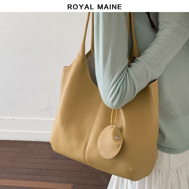 royalmaine轻便子母托特包软皮大容量女单肩包