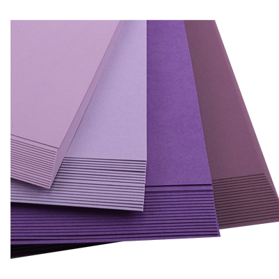 diy系列淡紫素描书写手工卡纸