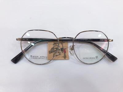 商务休闲文艺合金多边形眼镜架