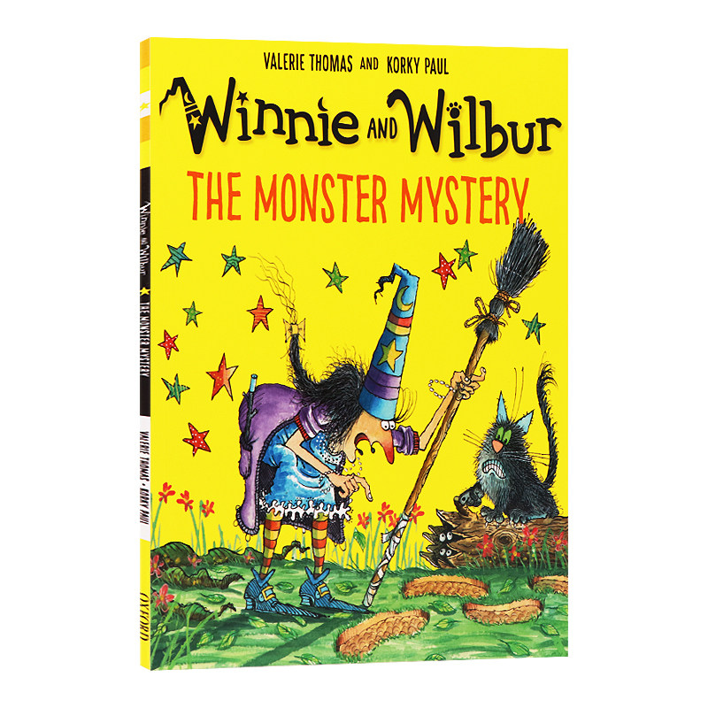 牛津精品认知绘本女巫温妮与黑猫威尔伯怪物之谜英文原版 Winnie and Wilbur The Monster Mystery儿童英文故事绘 ...