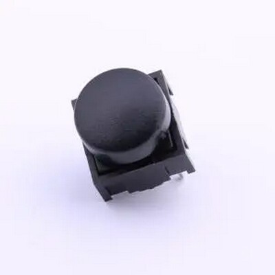 320.02E11.08BLK 12.4*10.3*7mm 直插 轻触开关 插件,12.4x10.3mm