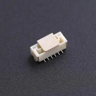 WT125H1L-053C-004 1x5P 间距:1.25mm 立贴 系列:GH SMD,P=1.25mm