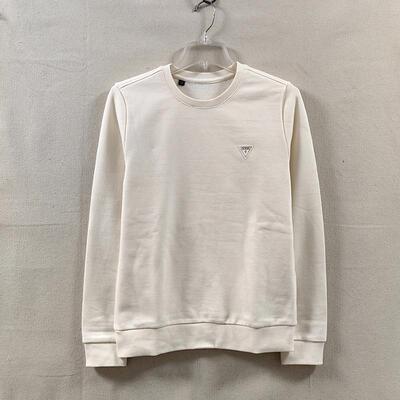 浮雕拉绒倒三角小标通勤纯棉卫衣