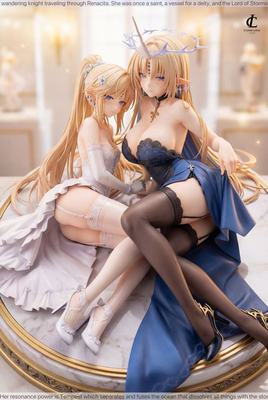 RX模玩代购［定金］Crystal Louts 卡提希娅，大小卡双人组雕像