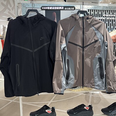 正品Nike耐克秋新款男子运动舒适长袖外套连帽夹克休闲IH8462-010